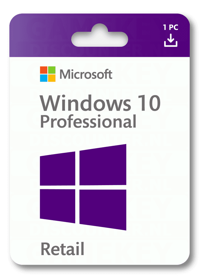 Windows 10 Professional – Retail – Onlinekeys.nl